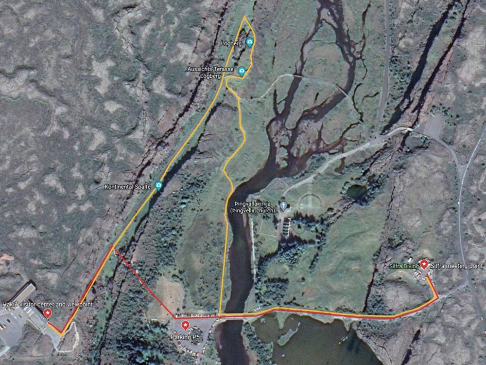 Meeting point at Silfra - DIVE.IS - ICELAND